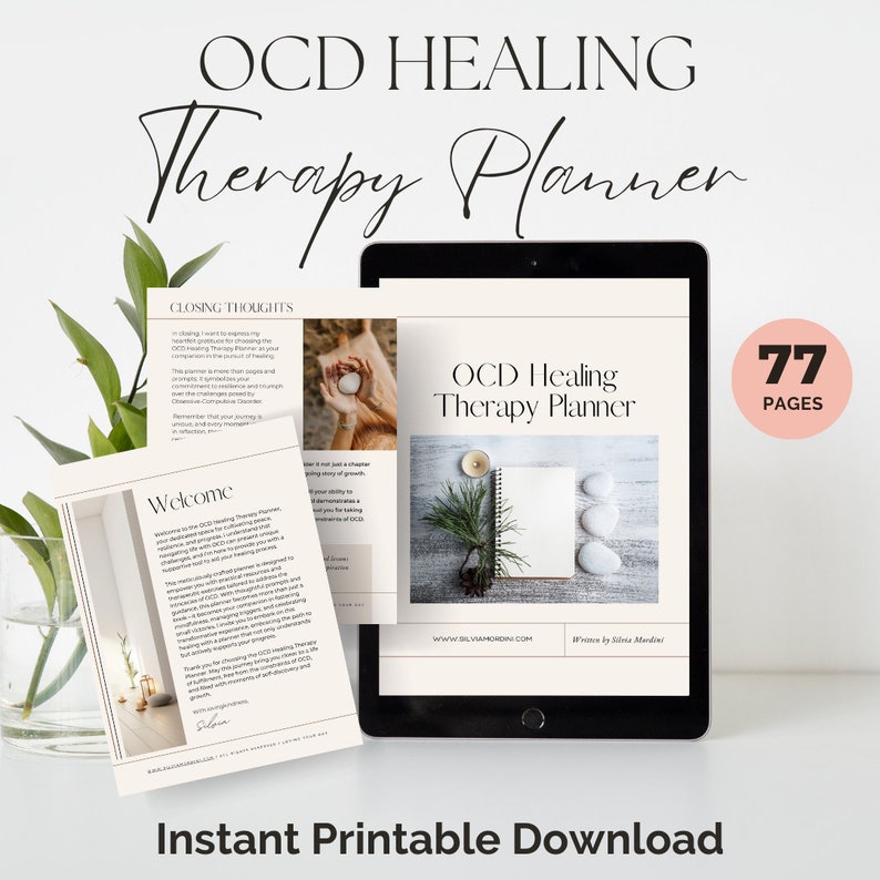 OCD Healing Therapy Planner - Etsy