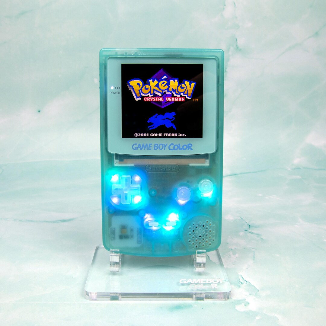 Custom Glow-in-the-dark Game Boy Color IPS V3 Logo Color Change, RGB ...