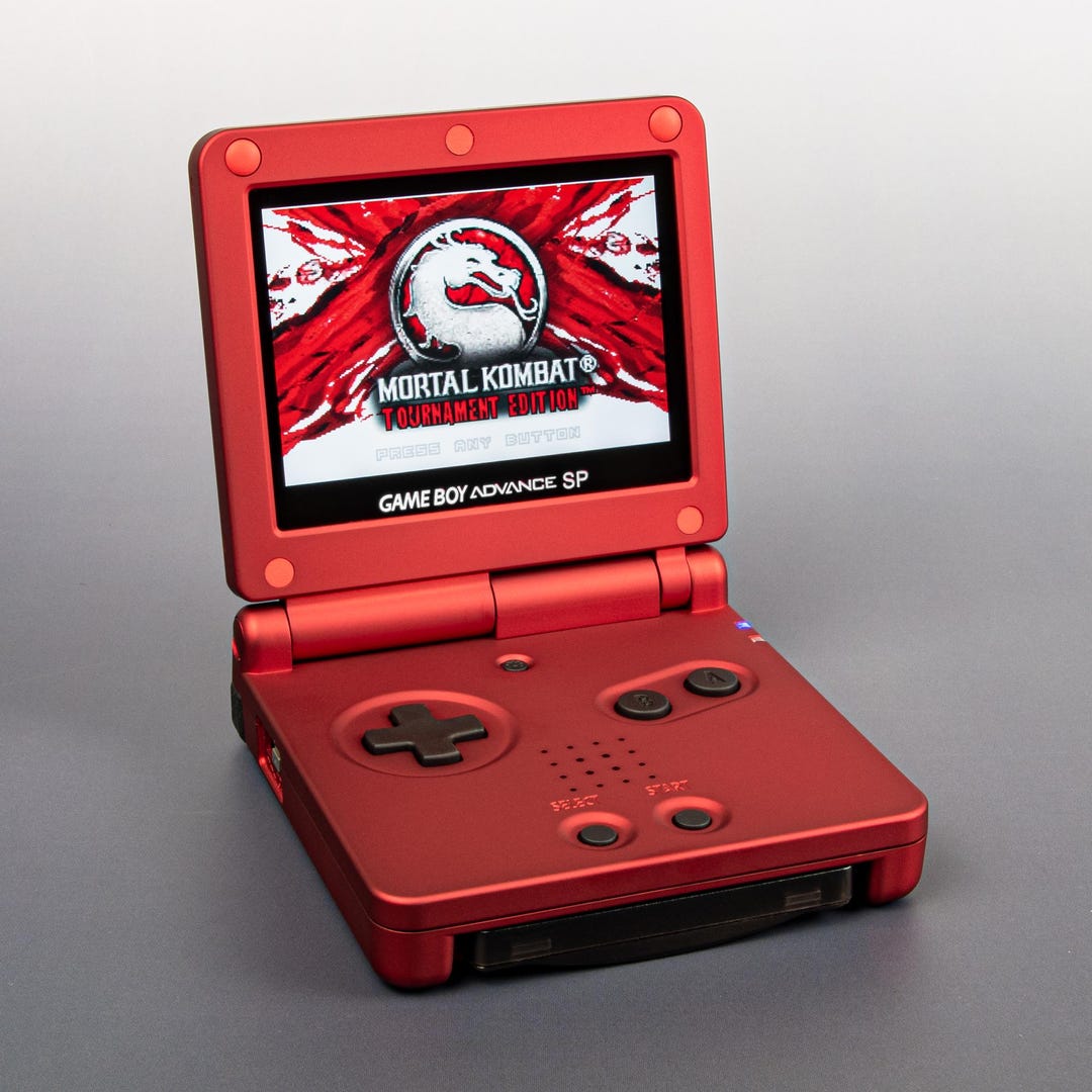 Raiken Collector's Edition Game Boy Advance SP IPS M2 | Scarlet Red ...