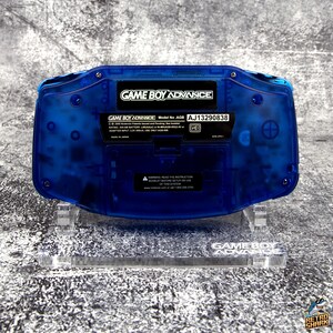 Custom Clear Blue Game Boy Advance IPS M2 – Chrome Blue Buttons, USB-C ...