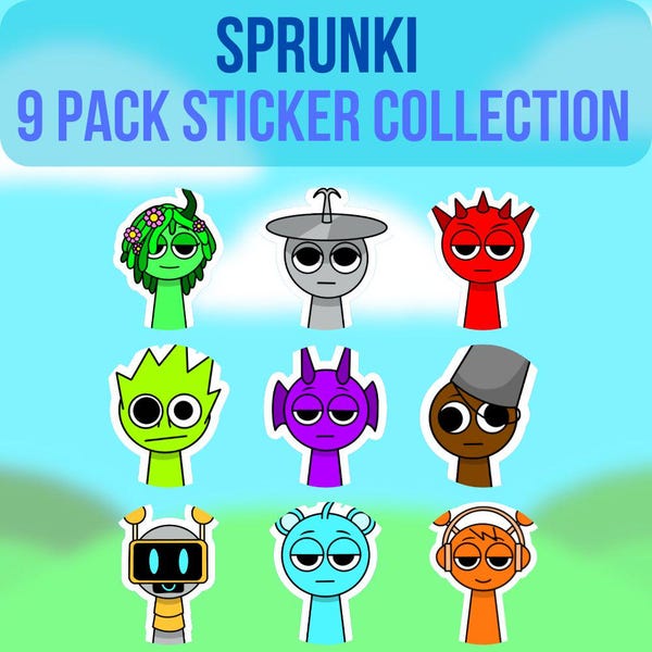 Sprunki Plushies - Etsy