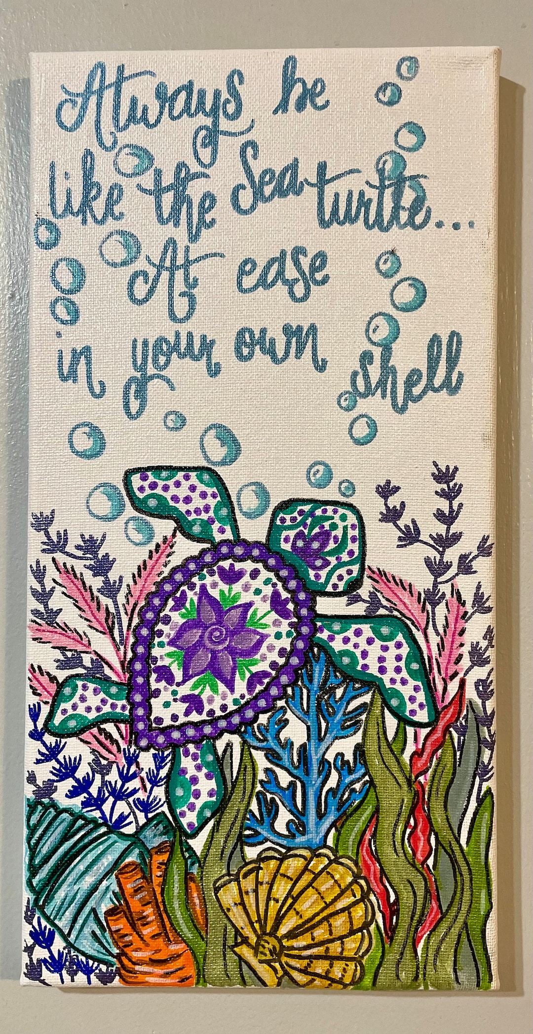 Sea Turtle Wisdom - Etsy