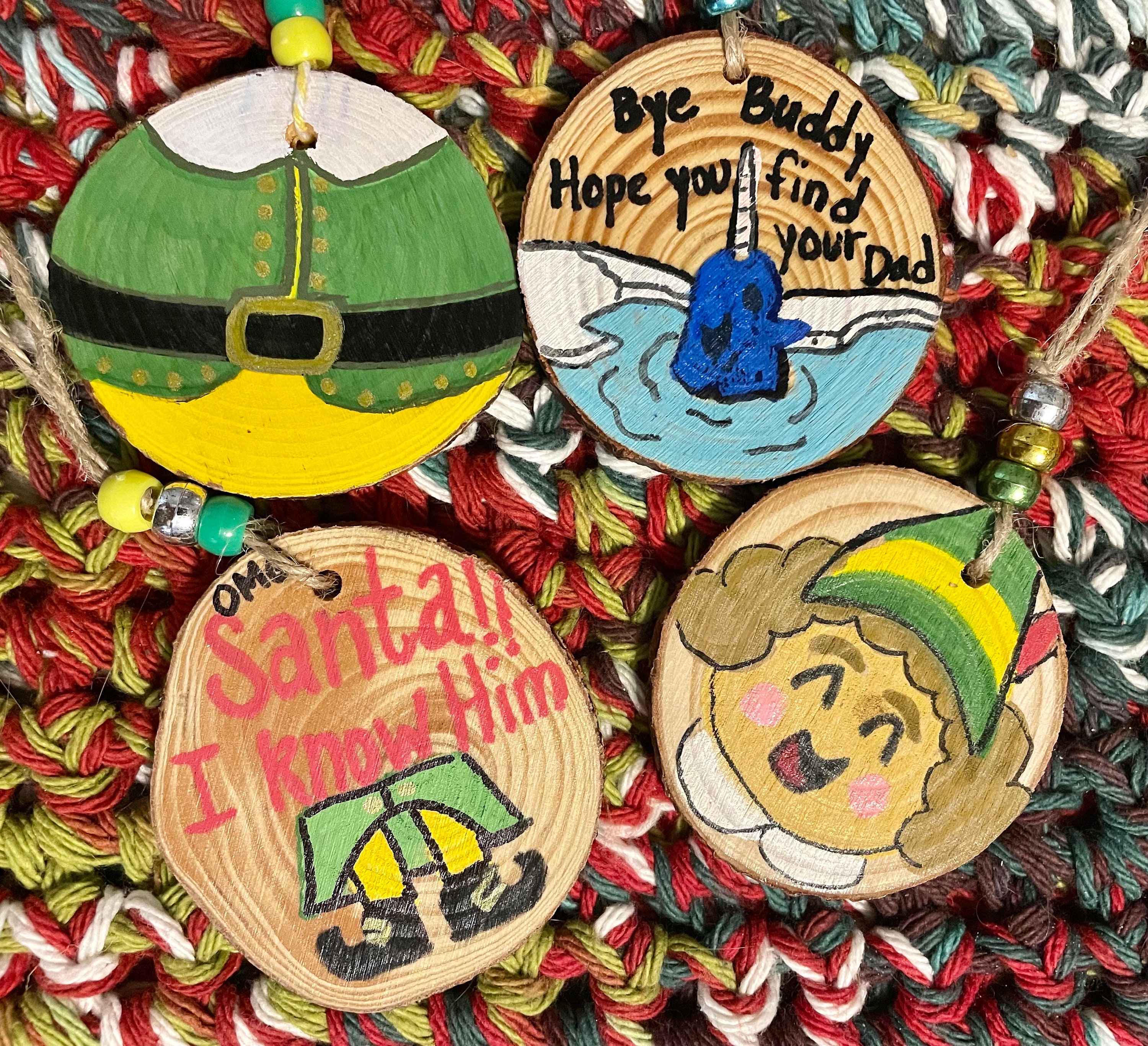 Elf Themed Christmas Ornaments - Etsy