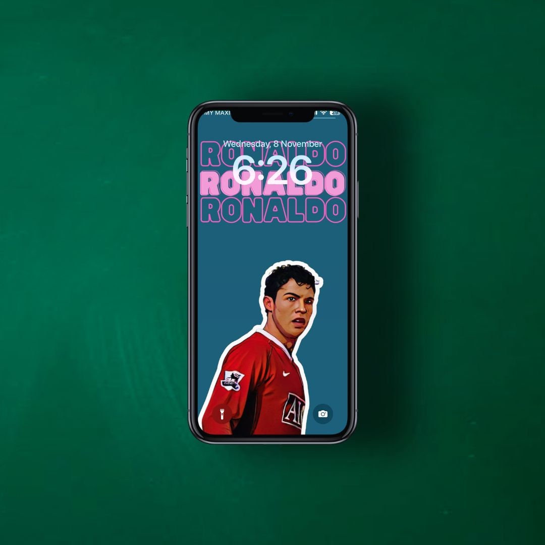 Wallpaper iPhone Cristiano Ronaldo Pack - Etsy