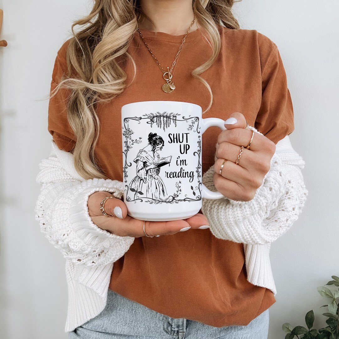 Bookish Mug Reader Mug Book Lover Coffee Mug Funny Mug for Reader ...