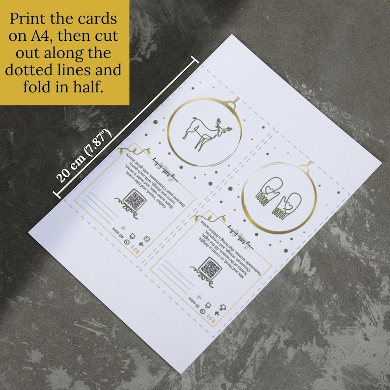 Advent Calendar Printable Cards for Christmas Countdown | Christmas ...