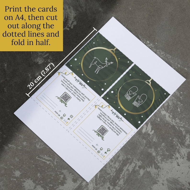 Advent Calendar Printable Challenge Cards for Christmas Countdown ...