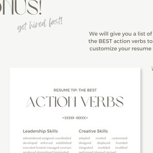 Resume Template ATS Friendly Google Docs Resume Word Canva Minimalist ...