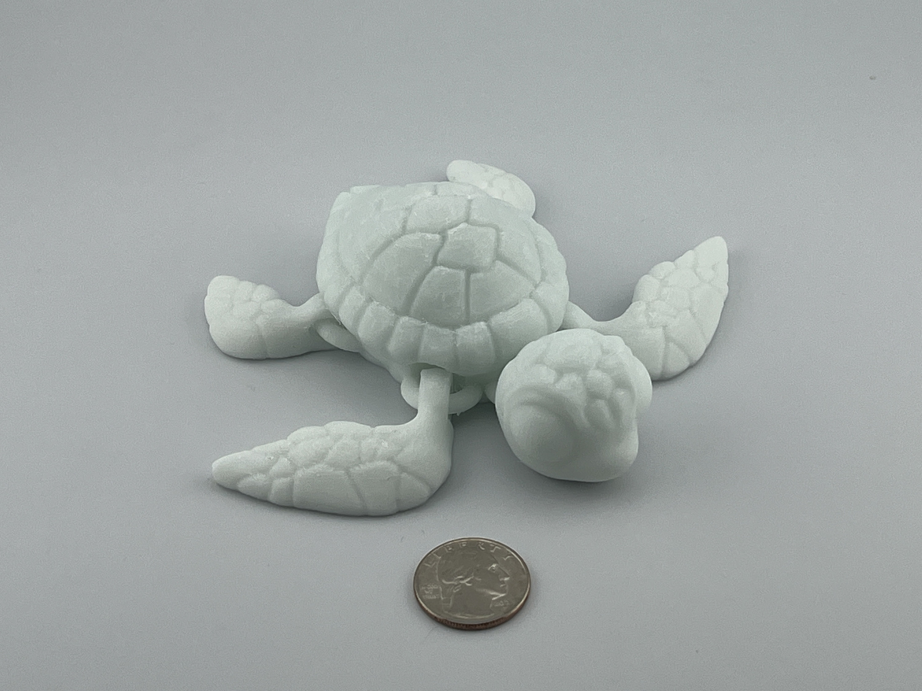 Sea Turtle 3D Printed Articulating - Etsy