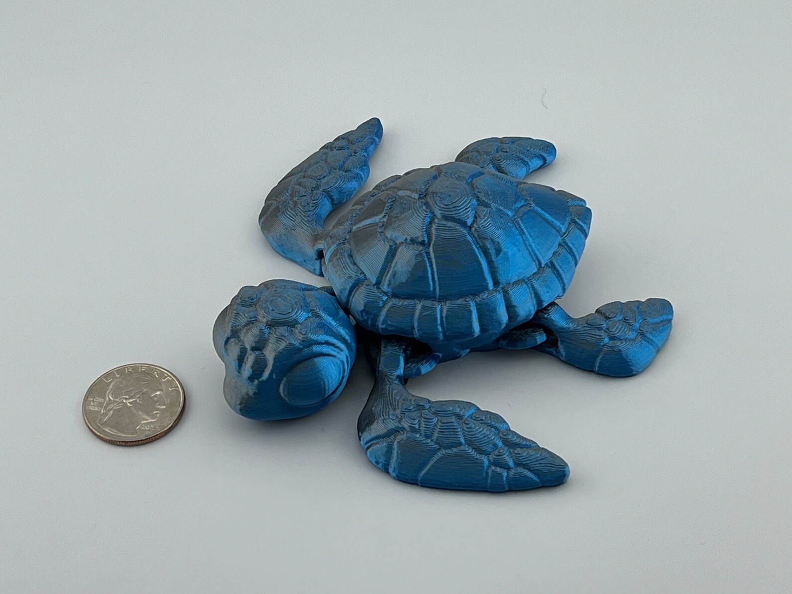 Sea Turtle 3D Printed Articulating - Etsy