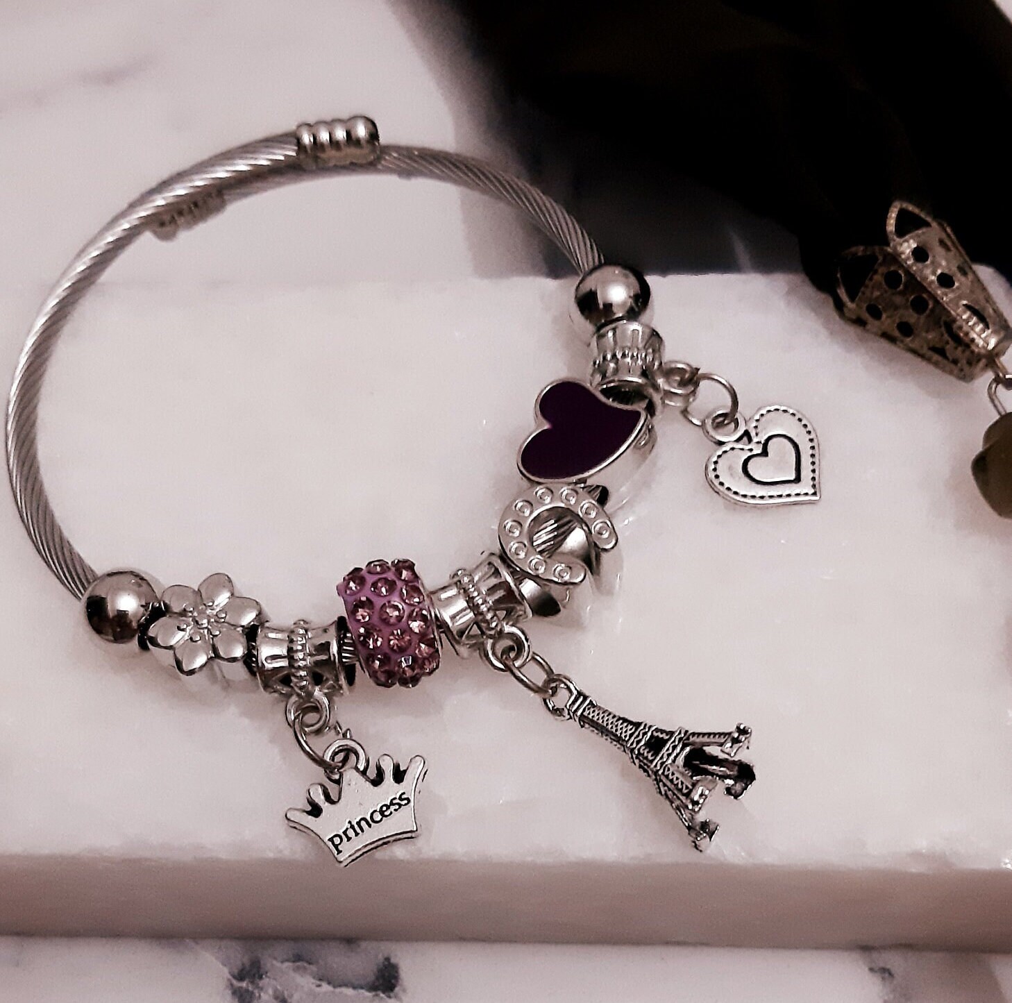 Stainless Steel Charm Bracelet Types White Birch Fit Pandora - Etsy