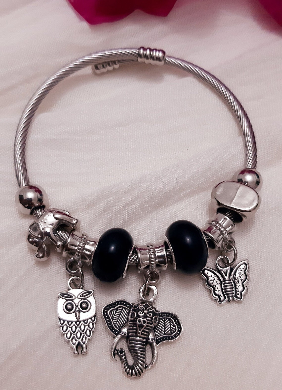 Stainless Steel Charm Bracelet Types White Birch Fit Pandora - Etsy