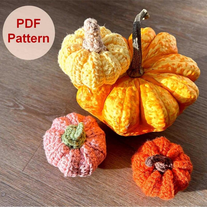 Amigurumi Pumpkin Crochet Pattern PDF Crochet Pattern Autumn Decoration ...
