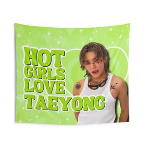Nct 127 Taeyong Hot Girls Concert Banner, NCT Dream Kpop Flag, NCT ...