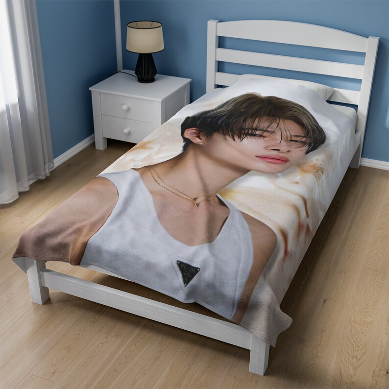 Enhypen Ni-ki Tank Top Blanket, Enhypen Niki Kpop Merch, Gift for ...