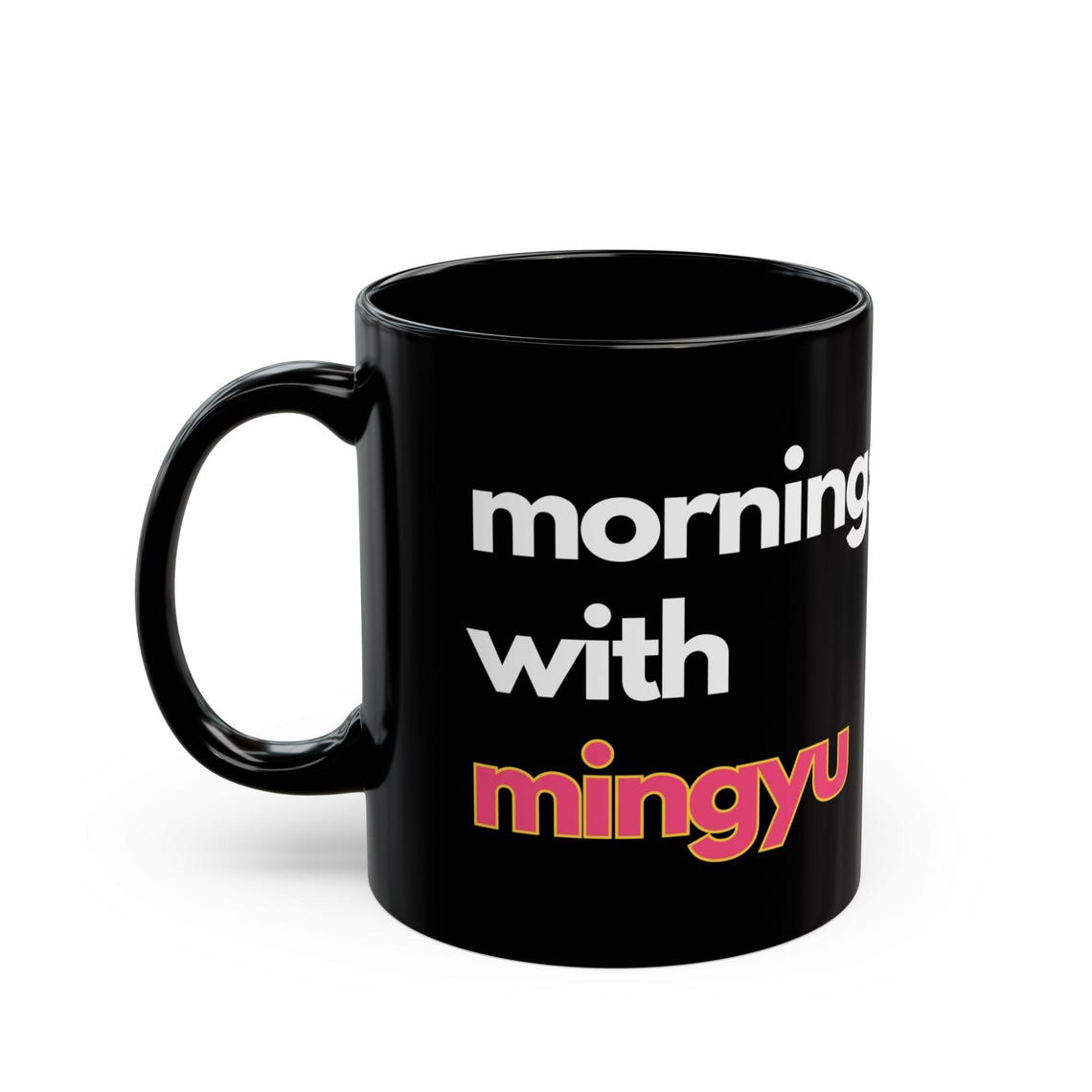 SVT Mingyu Biceps Black Mug, Seventeen Members Y2k Kpop Mug, Seventeen ...