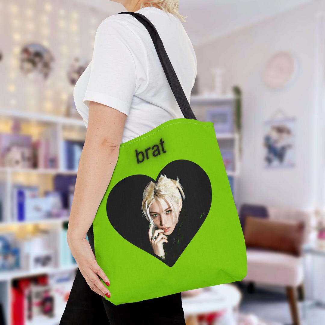 Skz Felix Blonde Ate Brat Tote Bag, Stray Kids Felix Trendy Y2k Kpop ...