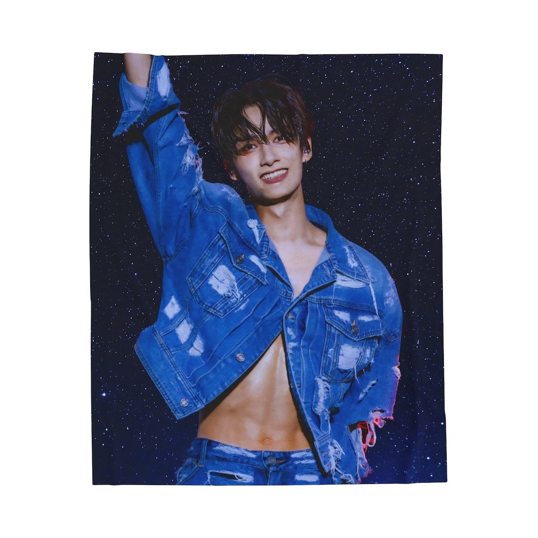 Svt Jun Abs Photo Blanket, Seventeen Jun Kpop Merch, Gift for Svt Jun ...