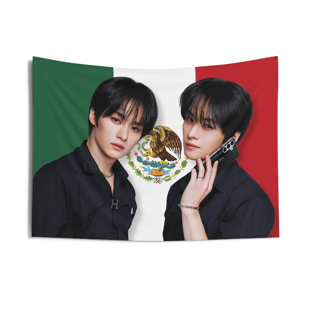 Skz Lee Know Photoshoot Mexico Flag, Stray Kids 2024 Kpop Flag, Stray ...