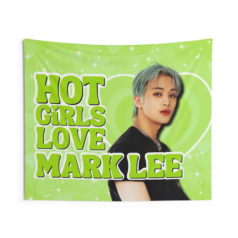 Nct 127 Mark Lee Hot Girls Concert Banner, NCT Dream Kpop Flag, NCT ...