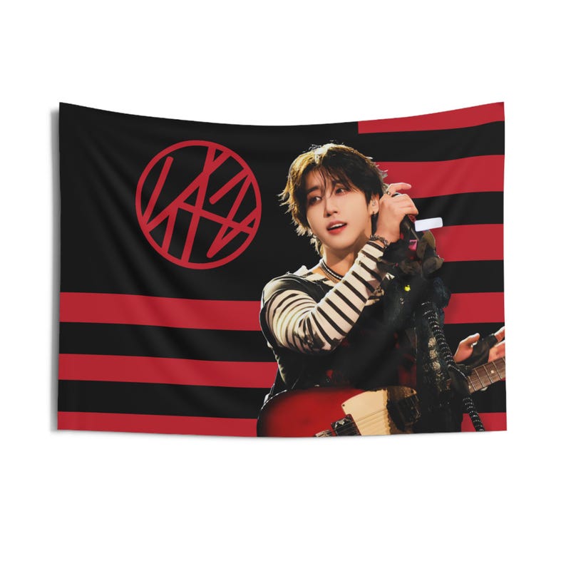 Skz Han Jisung Guitar Concert Banner, Stray Kids Members Kpop Flag, Skz ...