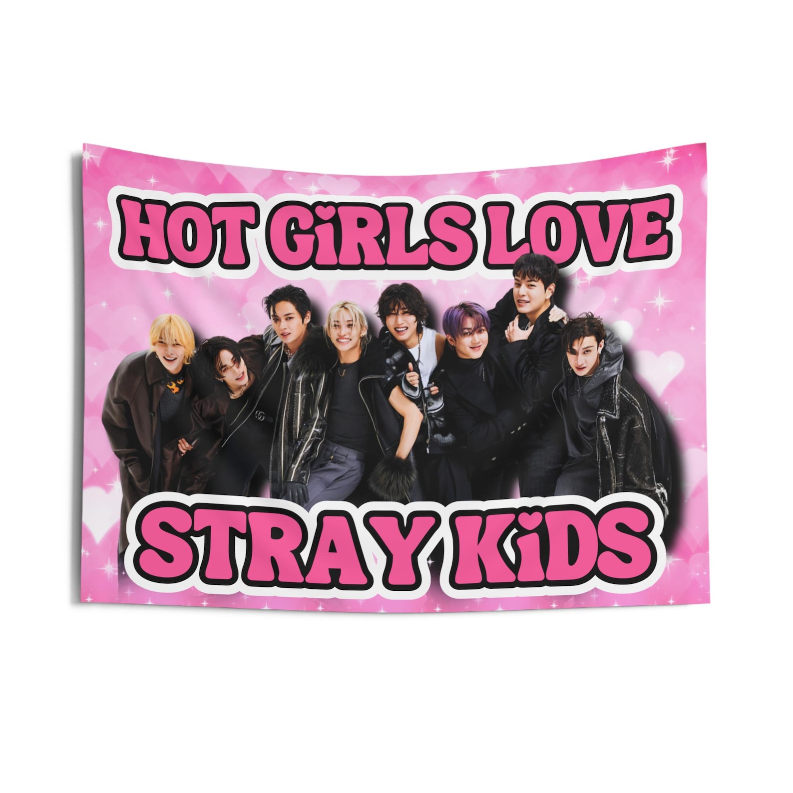 Skz Magazine Hot Girls Concert Banner, Ate Stray Kids Kpop Flag, Stray ...