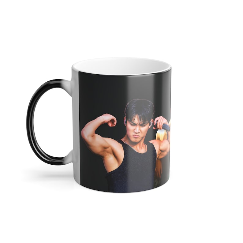 Seventeen Mingyu Biceps Color Morphing Mug, Svt Mingyu Kpop Mug, Ateez ...