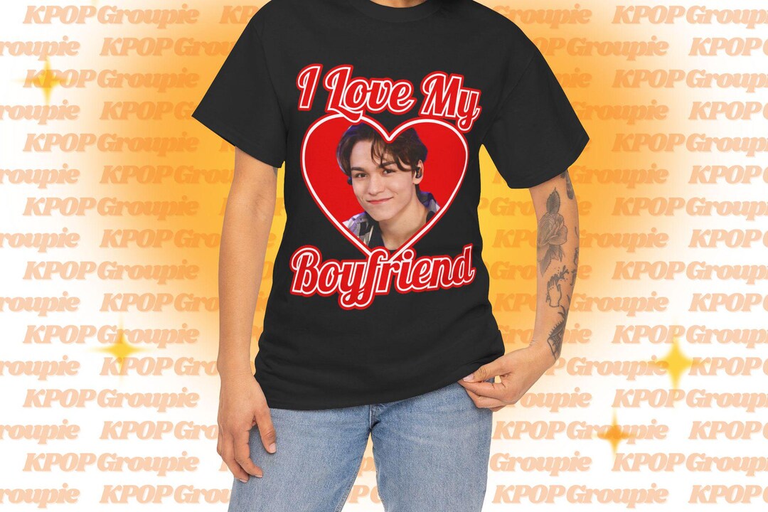 Svt Vernon Photoshoot I Love My Boyfriend Shirt, Seventeen Vernon ...