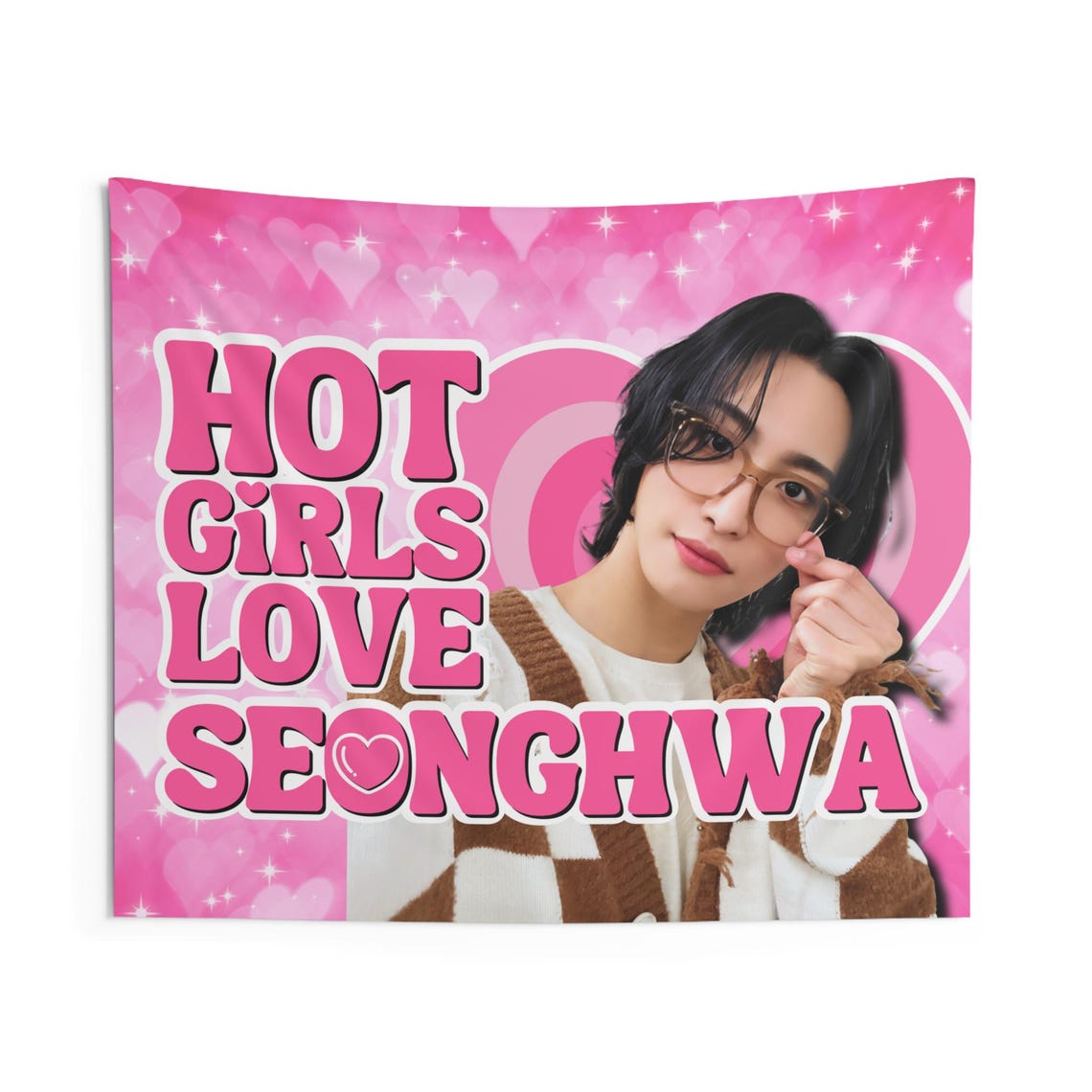Ateez Seonghwa Hot Girls Concert Banner, Ateez Members Kpop Flag, Ateez ...