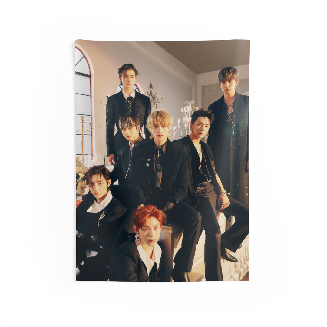 ENHYPEN Group Photo Flag Banner, ENHYPEN Members Dark Blood Kpop Flag ...