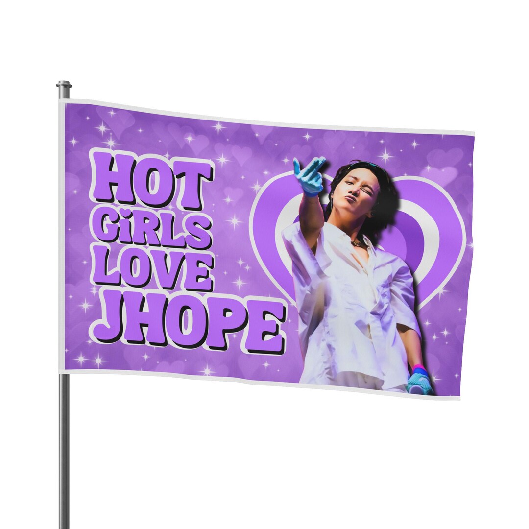 Jhope Tour Banner Purple Hot Girls Love Hope on the Stage 2025 Bangtan ...