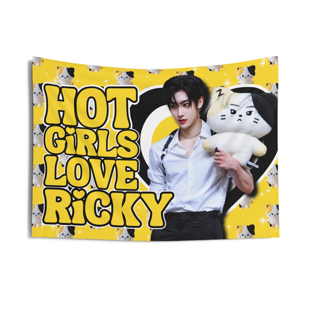 Zb1 Ricky Plush Hot Girls Banner, Zerobaseone Members Kpop Flag, Zb1 ...