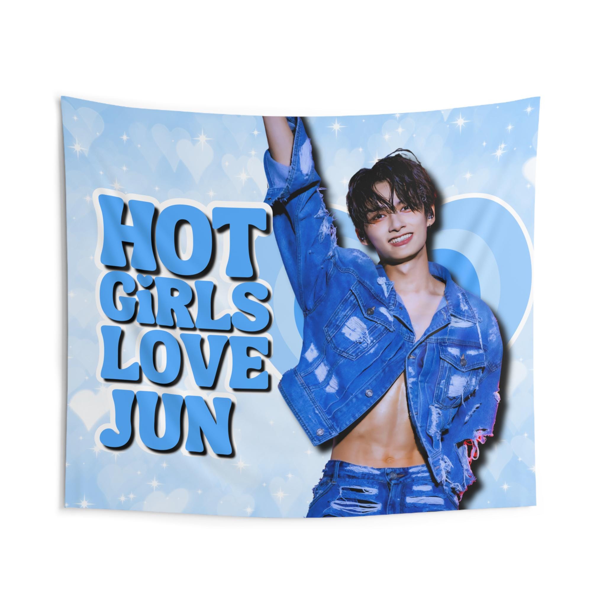 SVT Jun Blue Hot Girls Concert Banner, Seventeen Members Kpop Flag, Svt ...