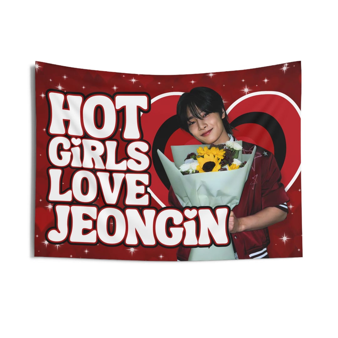 Skz IN Jeongin Flowers Hot Girls Concert Flag Banner: Stray Kids Stays ...