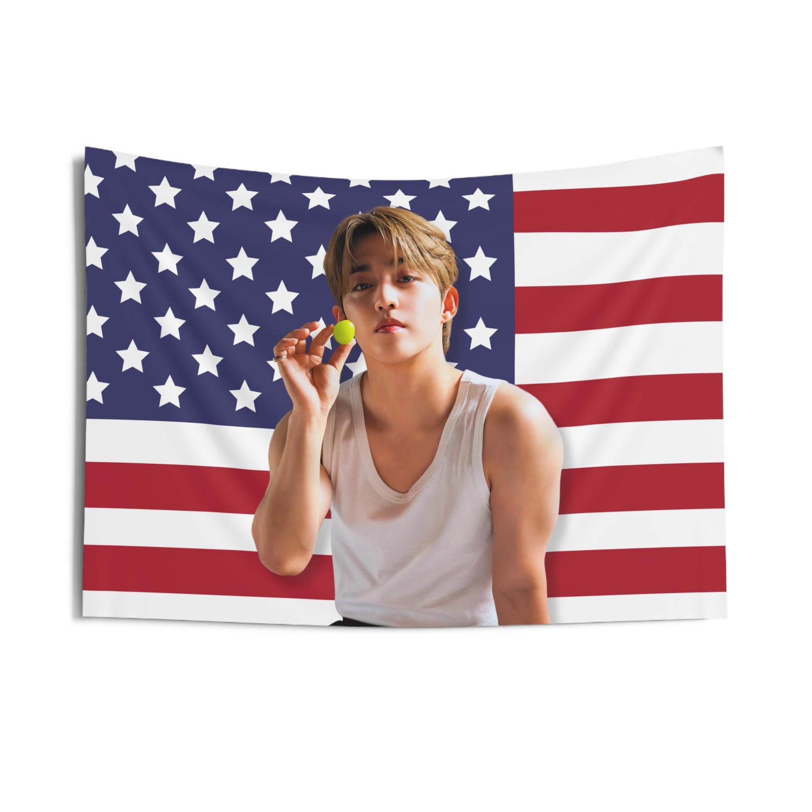 Svt Scoups Muscat America Flag Banner, Seventeen Members Kpop Flag, Svt ...