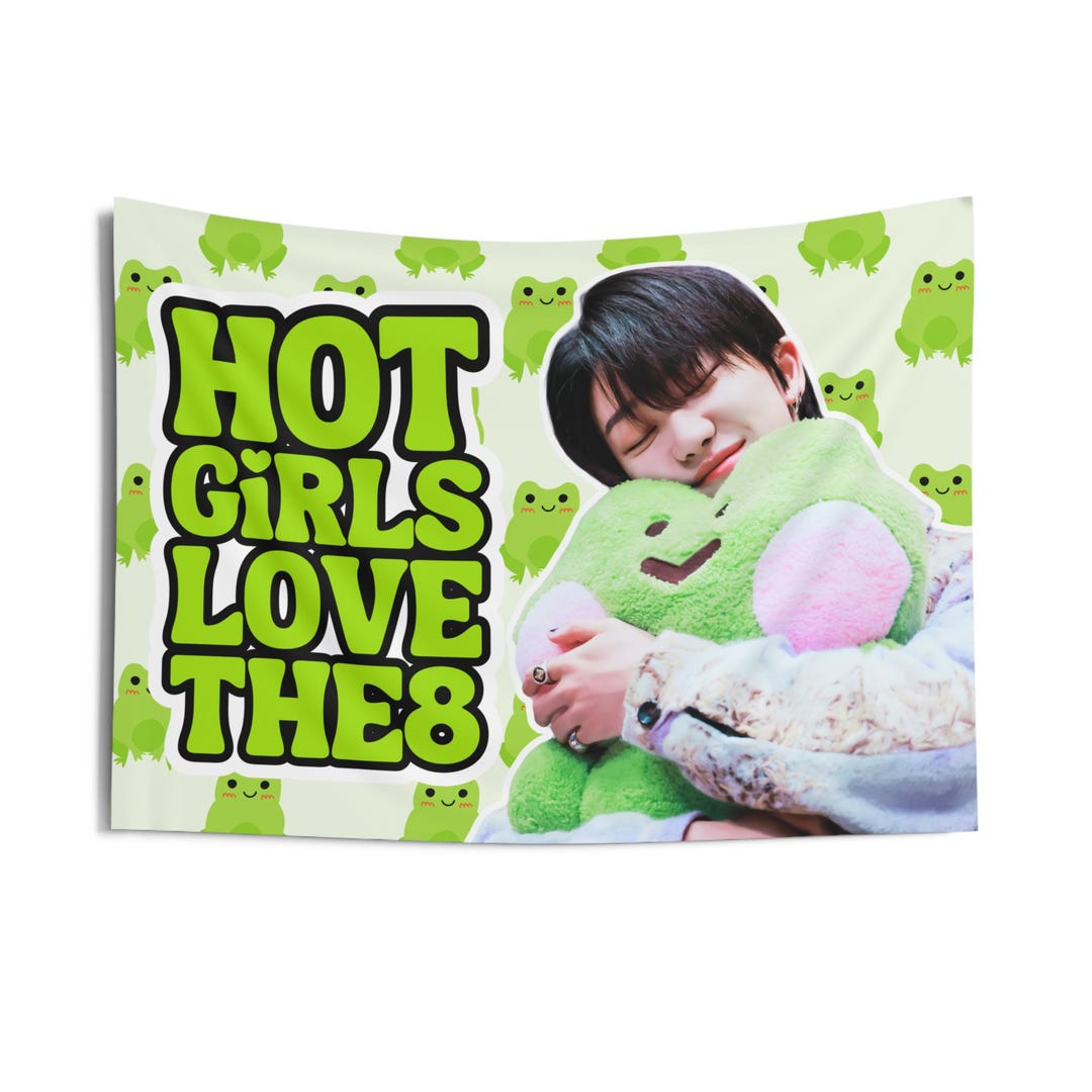 Svt Minghao The8 Frog Hot Girls Concert Banner, Seventeen Kpop Flag ...