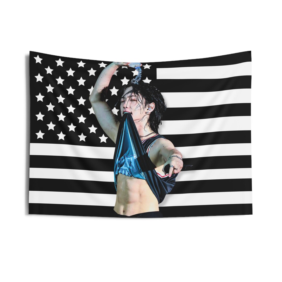 Skz Felix Abs America Flag, Stray Kids Members Custom Kpop Flag, Skz ...