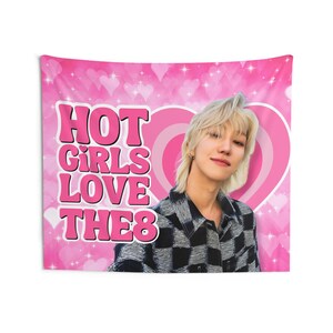 Svt The8 Minghao Hot Girls Concert Banner, Seventeen Members Kpop Flag ...