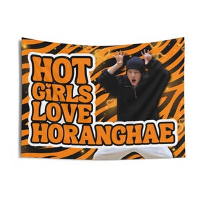 Svt Hoshi Tiger Horanghae Concert Banner, Seventeen Members Kpop Flag ...