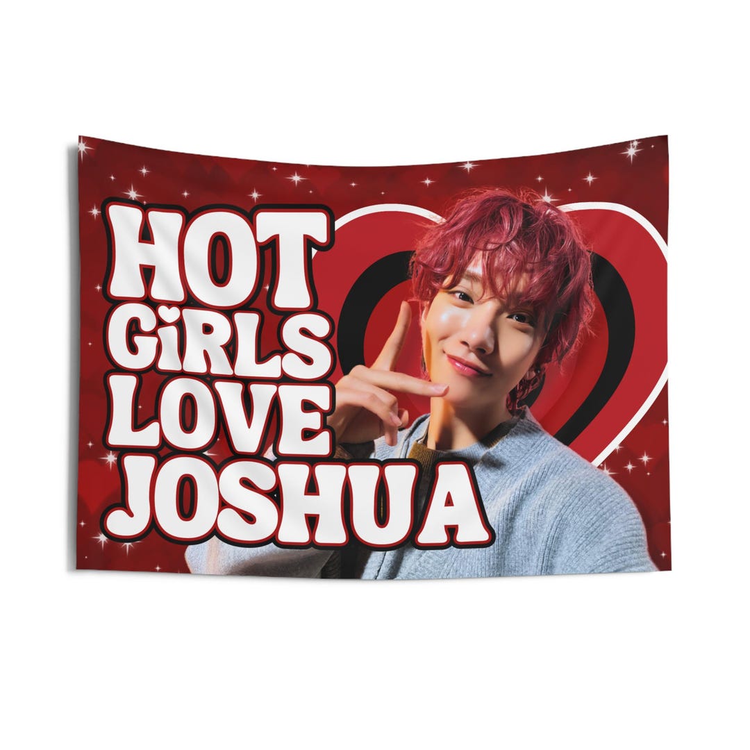 Svt Joshua Red Hair Selca Hot Girls Concert Flag Banner: Seventeen ...
