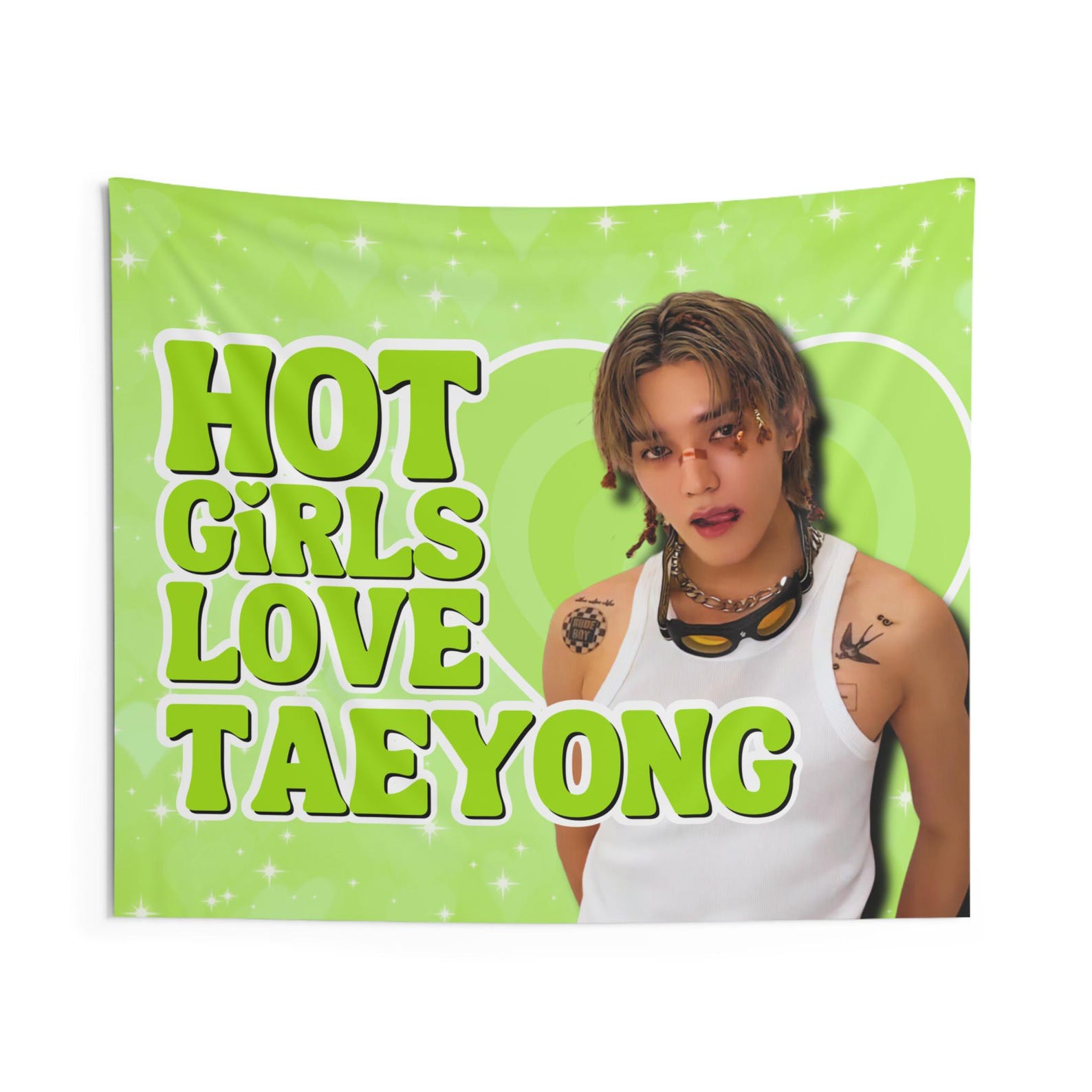 Nct 127 Taeyong Hot Girls Concert Banner, NCT Dream Kpop Flag, NCT ...