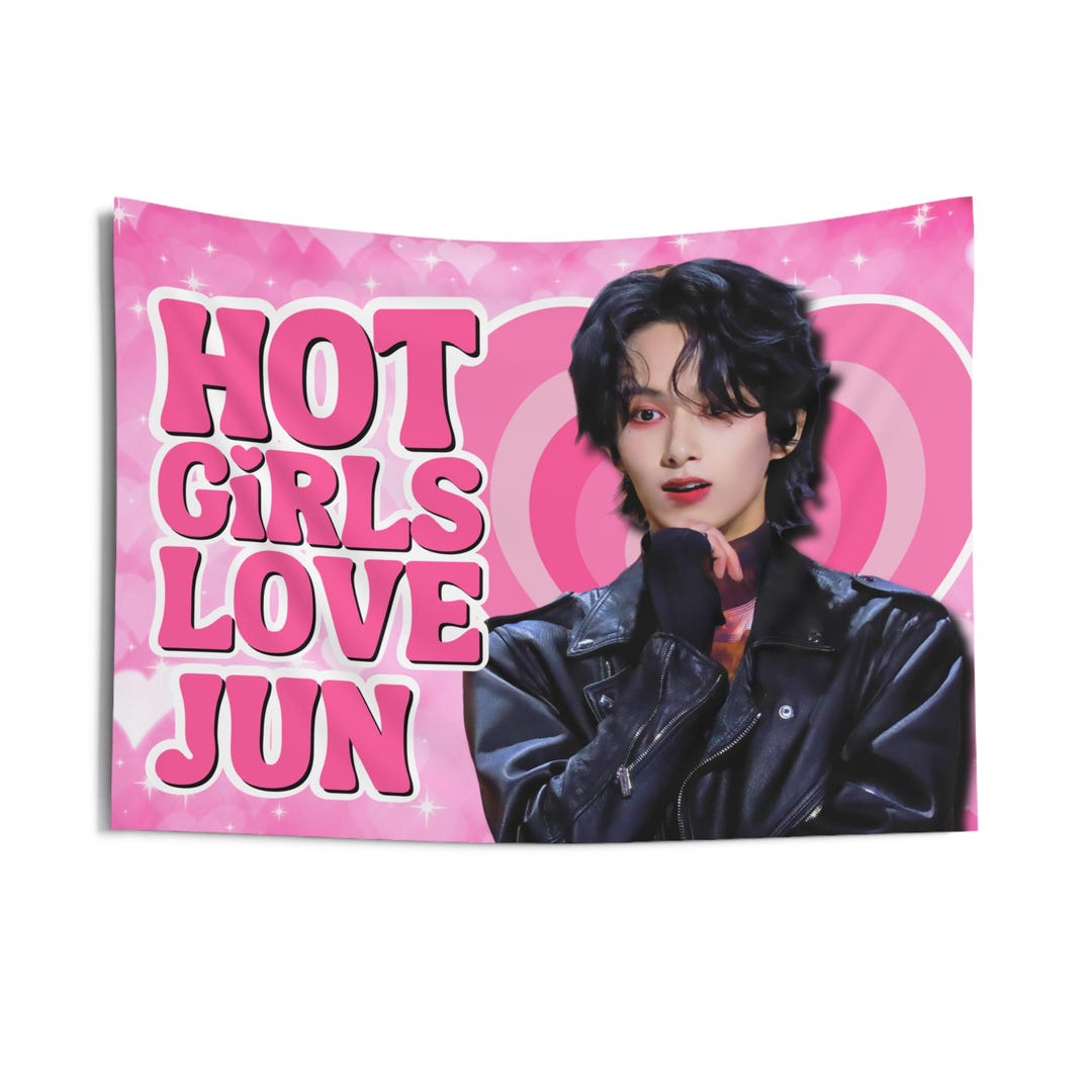 Svt Jun Hot Girls Concert Banner, Seventeen Members Kpop Flag, Svt ...