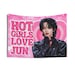 Svt Jun Hot Girls Concert Banner, Seventeen Members Kpop Flag, Svt ...