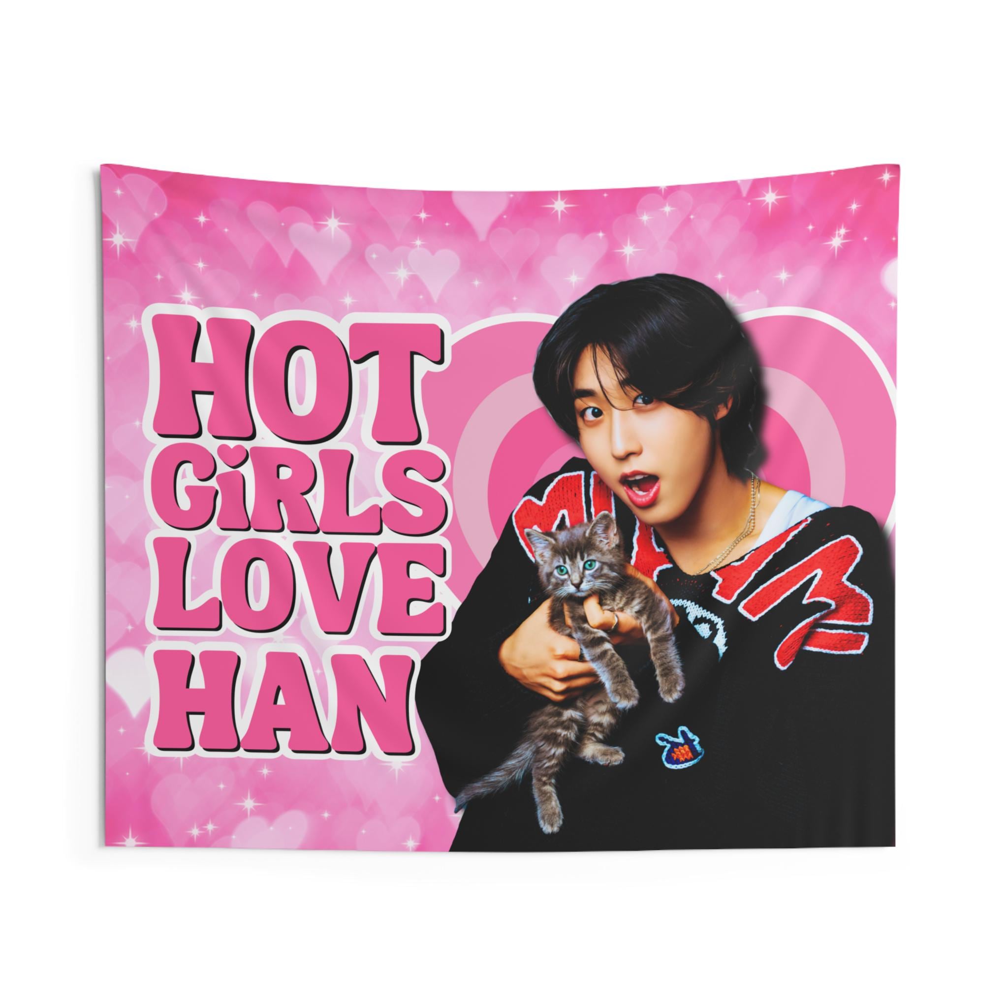 SKZ Han Jisung Hot Girls Concert Banner, Stray Kids Members Kpop Flag ...
