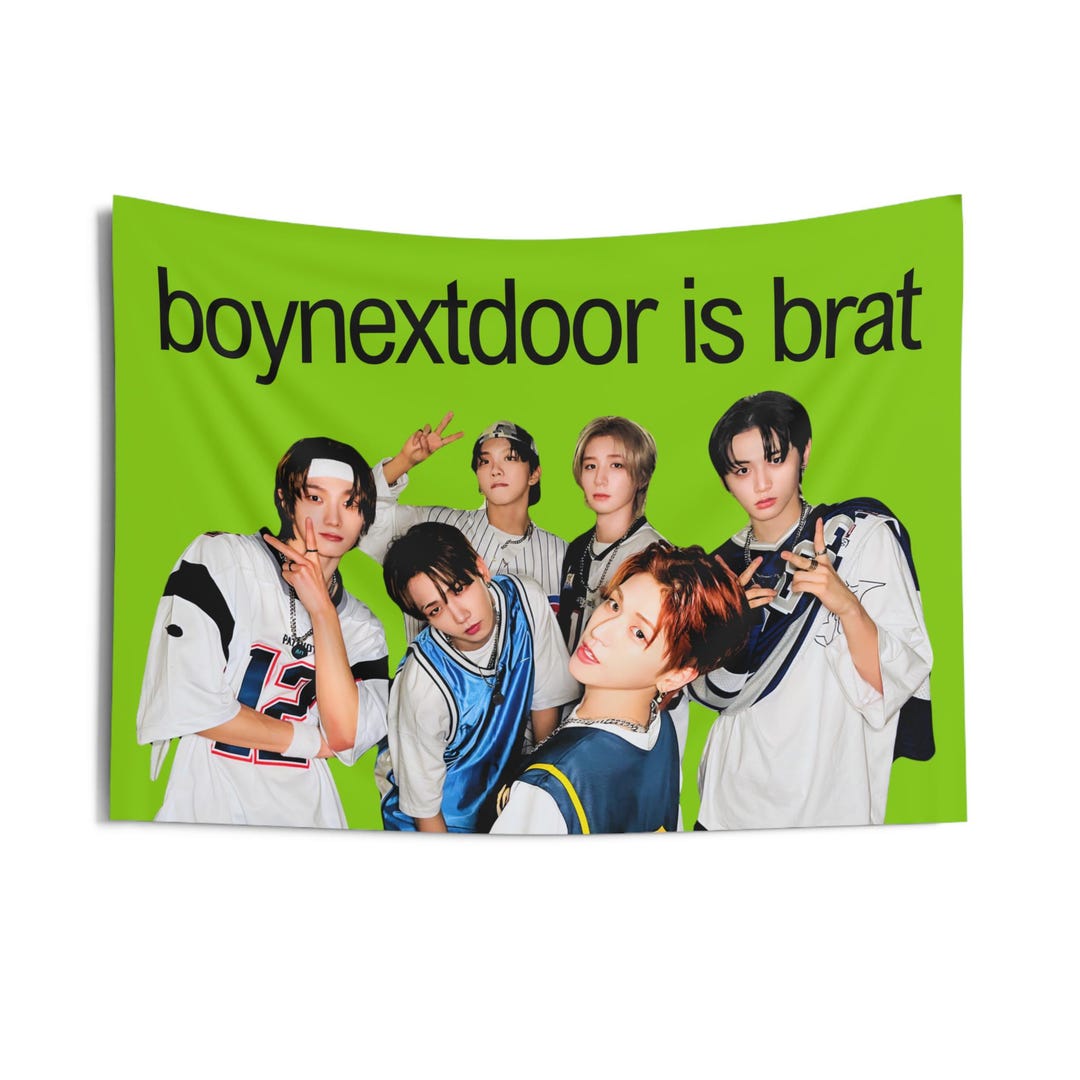 Boynextdoor Members Brat Banner, BND Members Kpop Flag, Boynextdoor ...