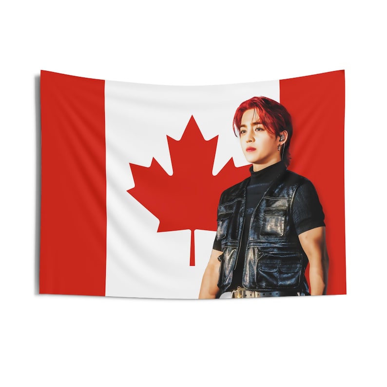 Drapeau du Canada de la tournée Seventeen Scoups Follow, drapeau Kpop ...