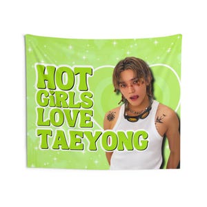Nct 127 Taeyong Hot Girls Concert Banner, NCT Dream Kpop Flag, NCT ...