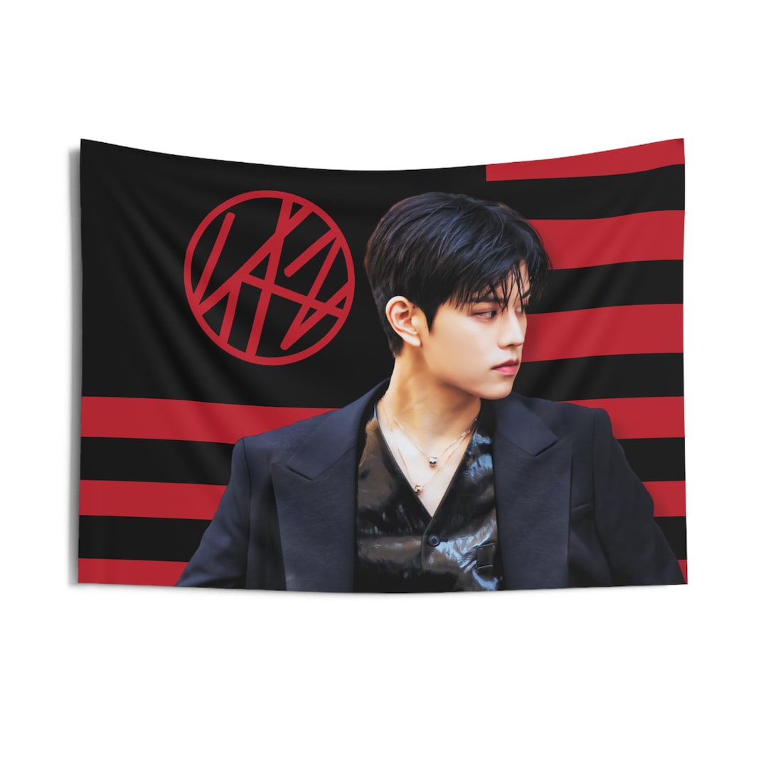 Skz Seungmin Side Profile Concert Banner, Stray Kids Members Kpop Flag ...