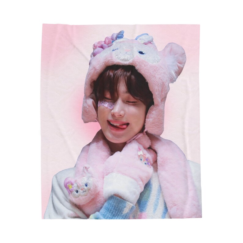 Sunoo Cute Enhypen Blanket, Sunoo Fansign Enhypen Blanket, Enhypen ...