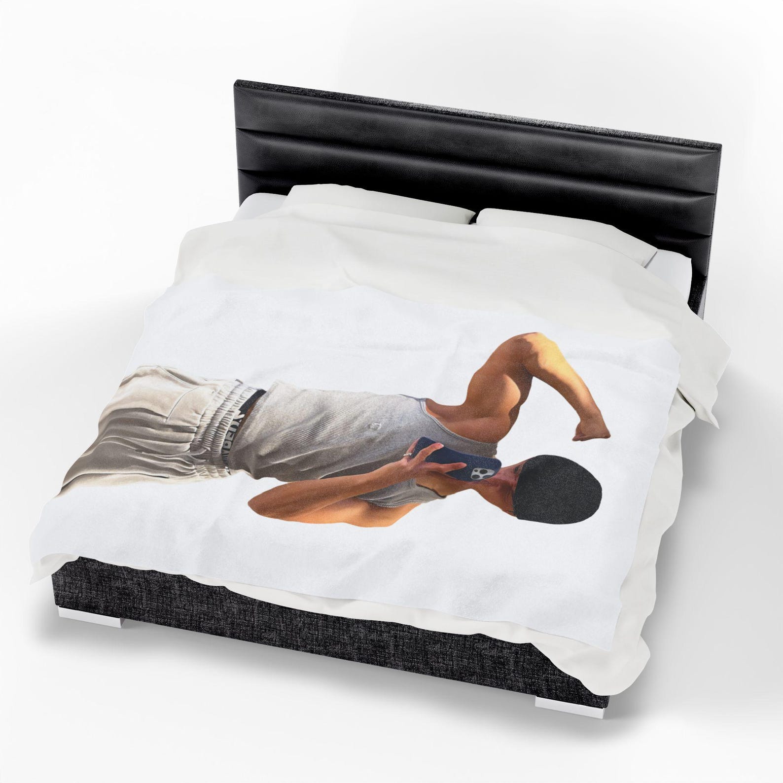 Svt DK Biceps Selfie 2025 Plush Blanket, Seventeen Members Kpop Blanket ...